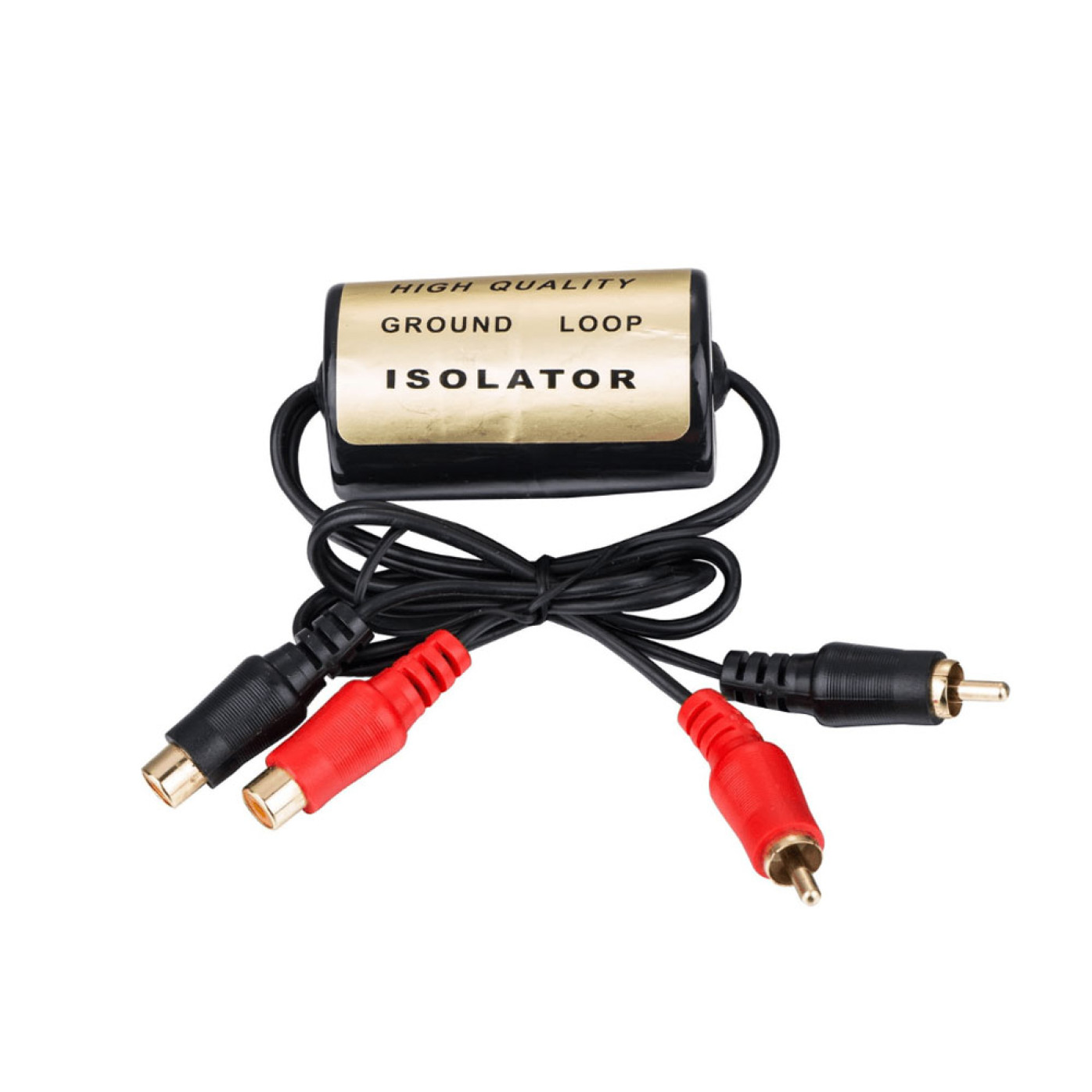 InCarTec 24-021 20 Amp RCA Stereo Ground Loop Isolator