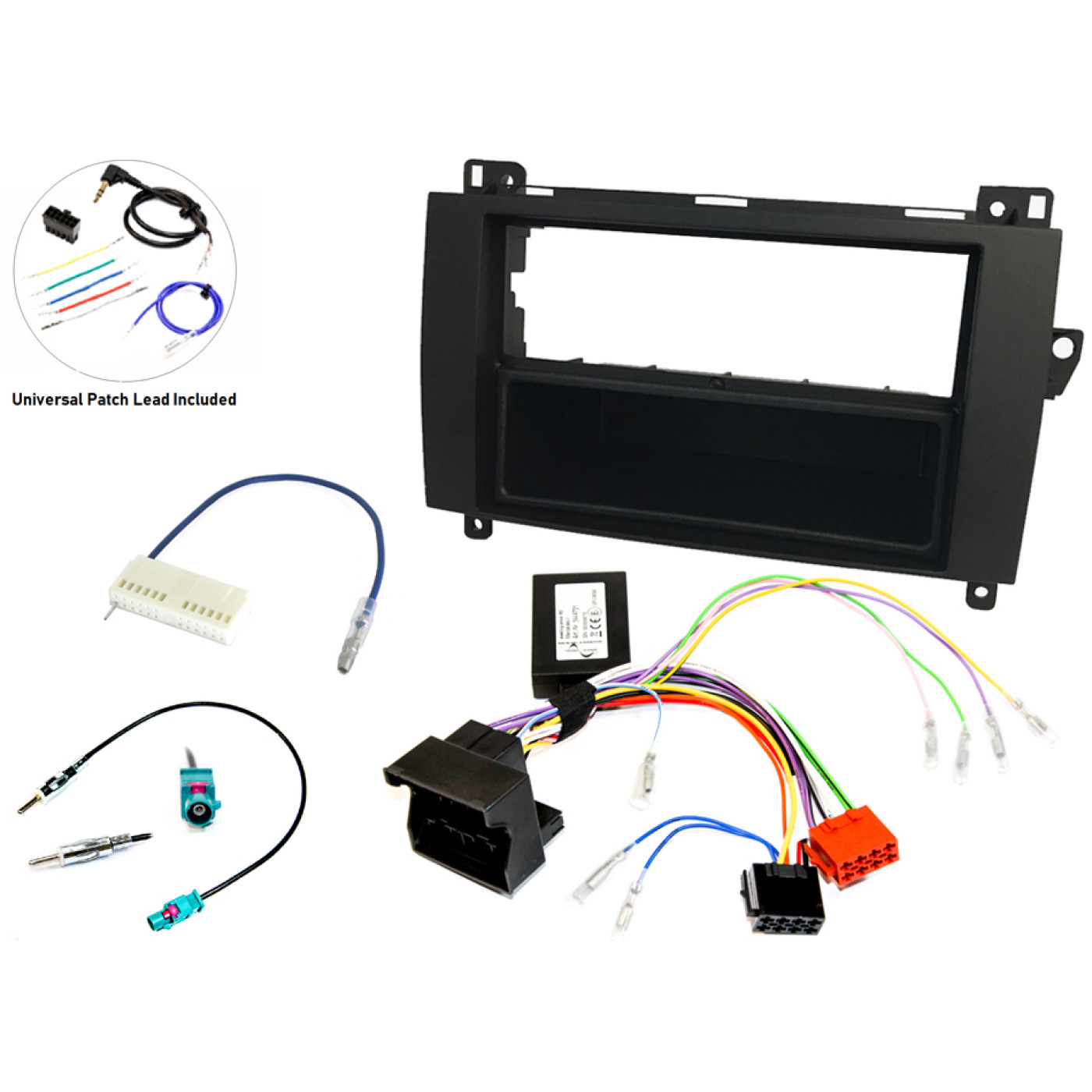 InCarTec FK-257-2 Mercedes (AUDIO 10/15/20) Single Din Stereo ...