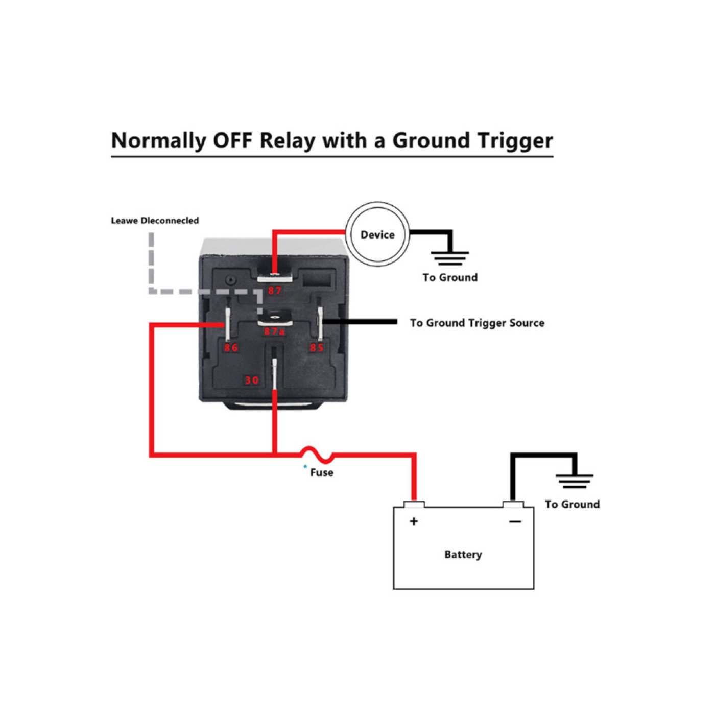 InCarTec 10-606-K6 RECOIL 6 Pack Relay Kit (5-pin 30/40A ...