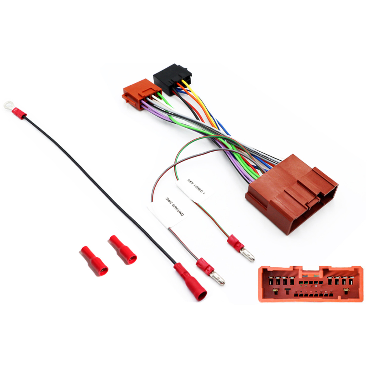 InCarTec 20-117-SWC Mazda Car Radio Replacement ISO Steering ...