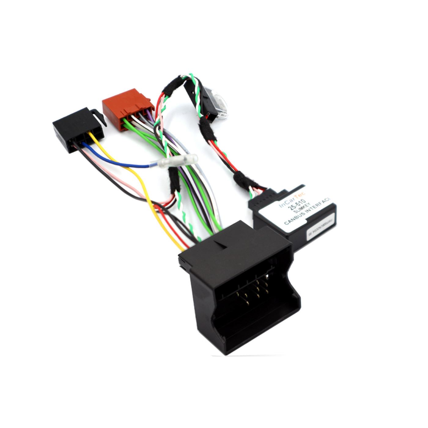 InCar Tec 20-156-IGN VW Quadlock to ISO Radio Adaptor Harness,