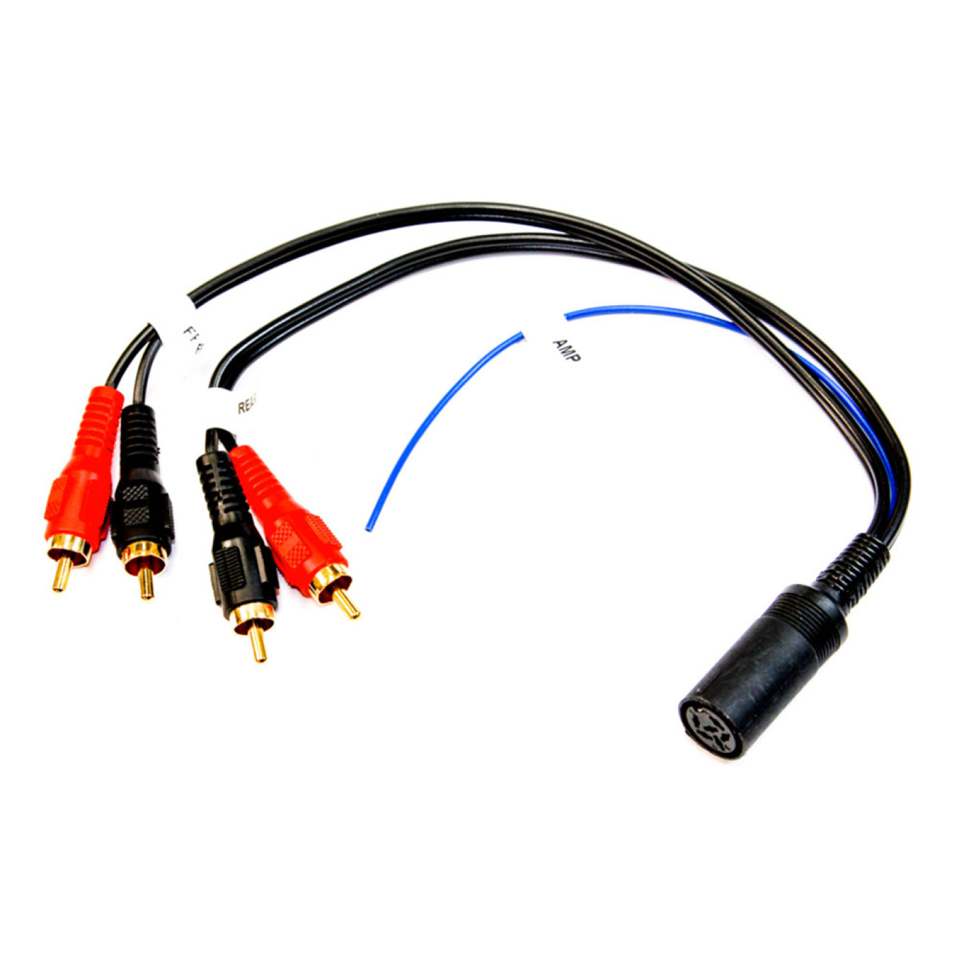 InCarTec 20-262 Volvo Din Plug to Phono Cable