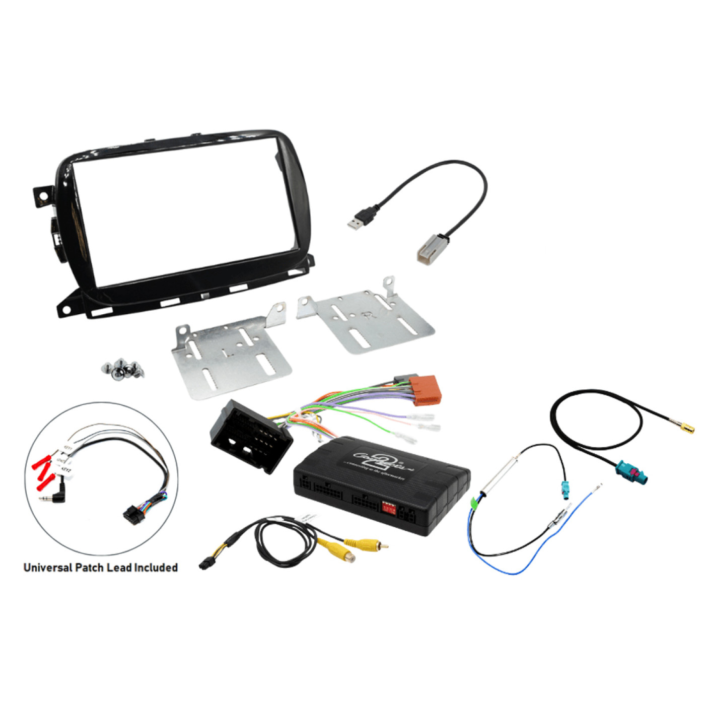 InCarTec FK-625-UCON5 Abarth 500 (2016-2022) Double Din Car ...