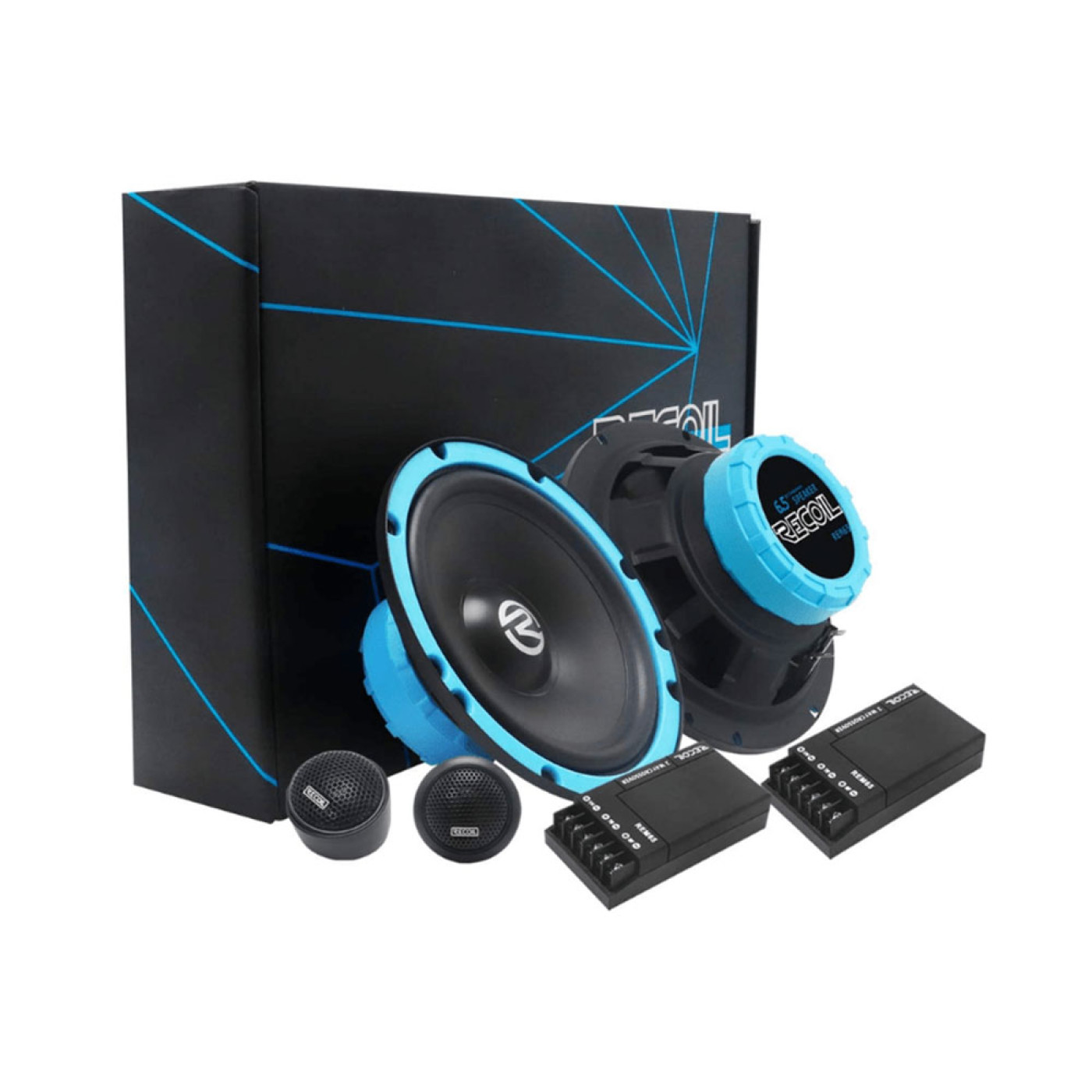 InCarTec REC-REM65-SUB MG (6.5") Component Speakers ...