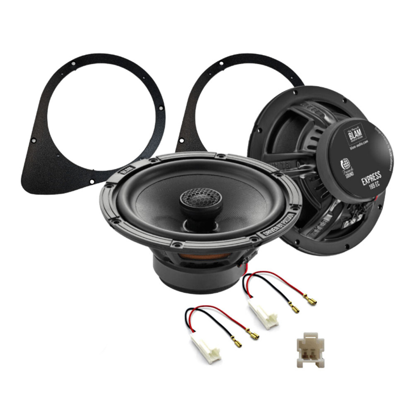 InCarTec SFK-FIA2-EC165 Abarth 500 165mm (6.5") BLAM ...
