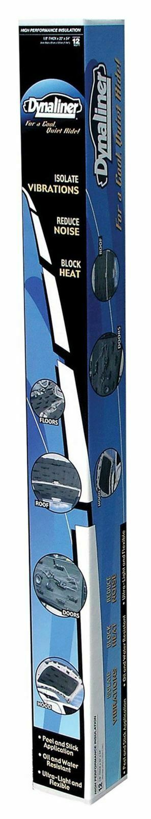 Dynamat DYN11101 1/8" Dynaliner Thermal Insulation Acoustic ...