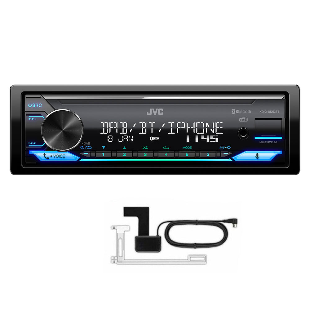JVC KD-X482DBT Digital Media Receiver Digital Radio DAB+ ...